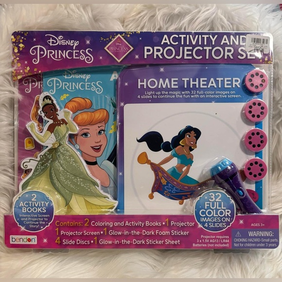 Disney | Toys | Disney Princess Activity And Projector Set Home Theater ...